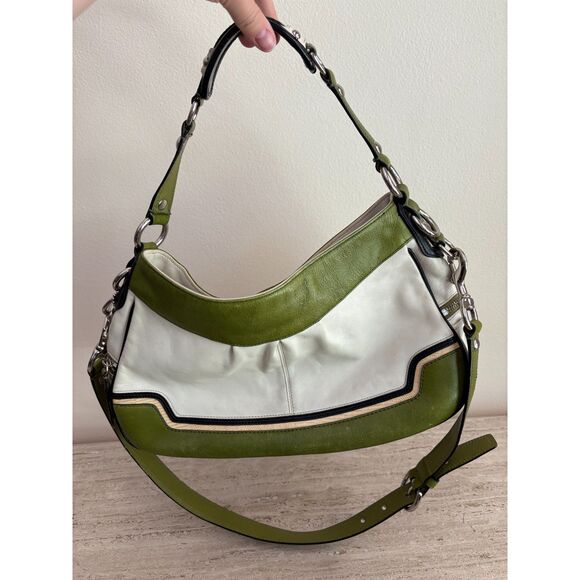 Coach | Bags | Coach Madison Greenwhite Spectator Bag | Poshmark